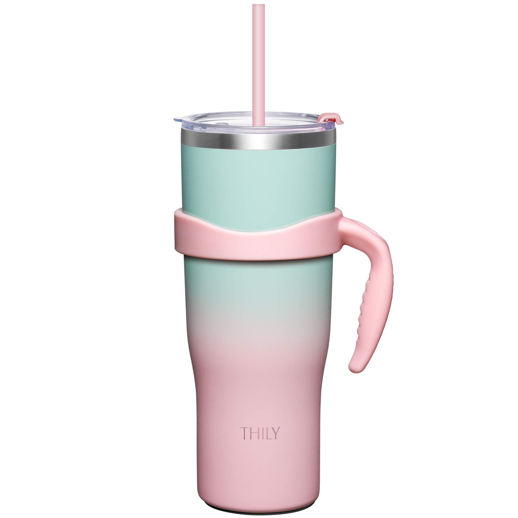 Travel Mug with Handle | 40 oz | Candy Pink – THILY