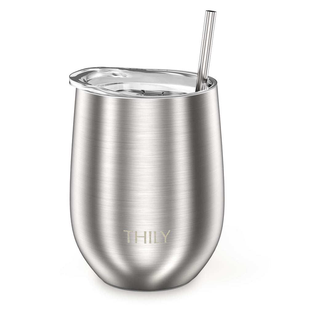THILY Wine Tumbler - Silver